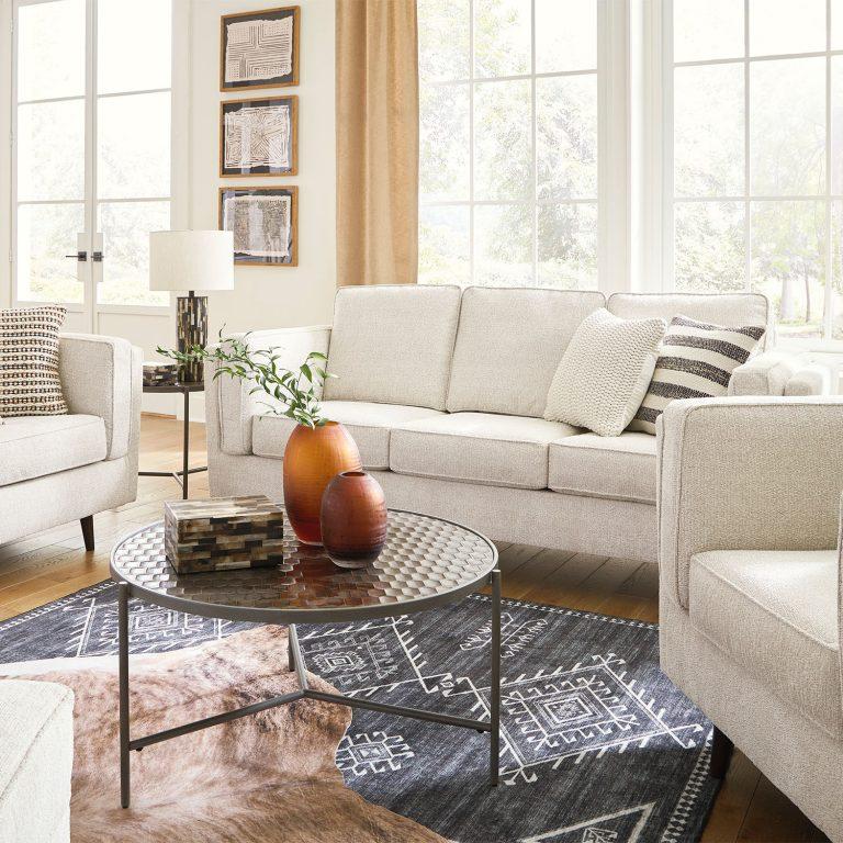 Maimz 3-Piece Lounge Set Ivory | Ashley Furniture South Africa